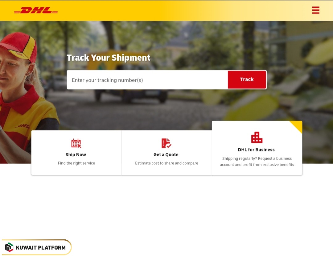 DHL Tracking Kuwait Online
