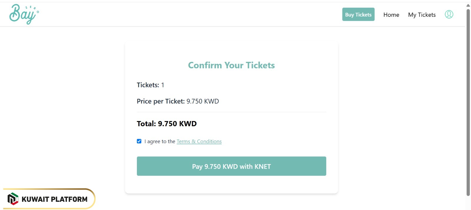 Book Bay Zero Kuwait Tickets Online 2026 - Kuwait Platform